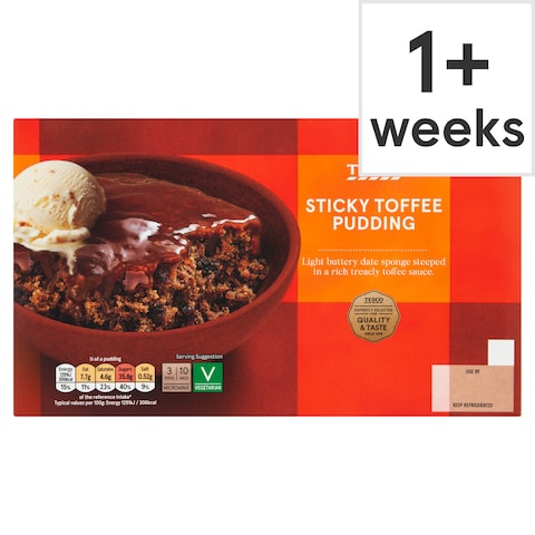 Tesco Sticky Toffee Pudding 400G - Tesco Groceries