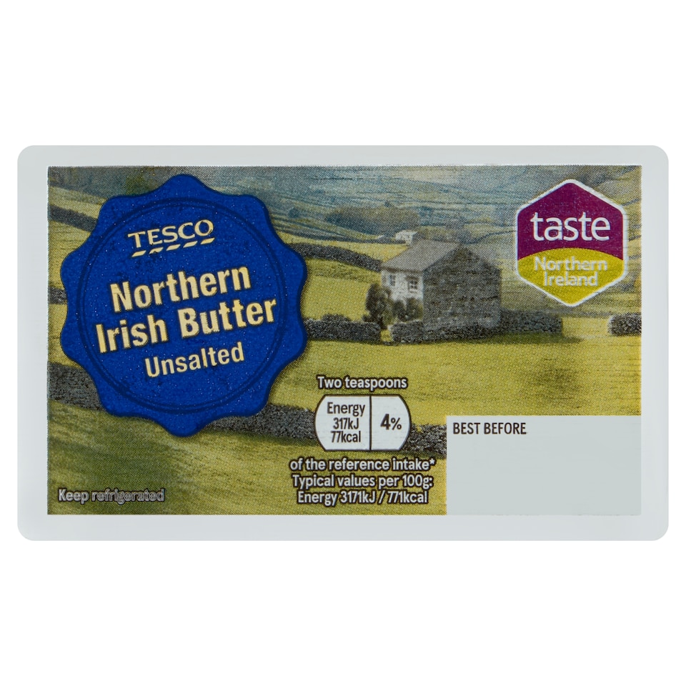 Tesco Ni Unsalted Butter 250G - Tesco Groceries