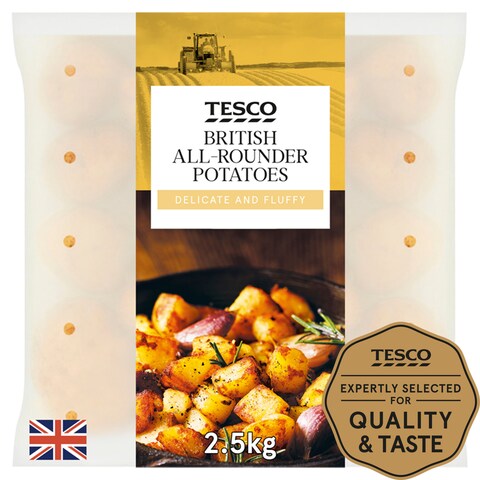 Tesco All Rounder Potatoes 2.5Kg - Tesco Groceries