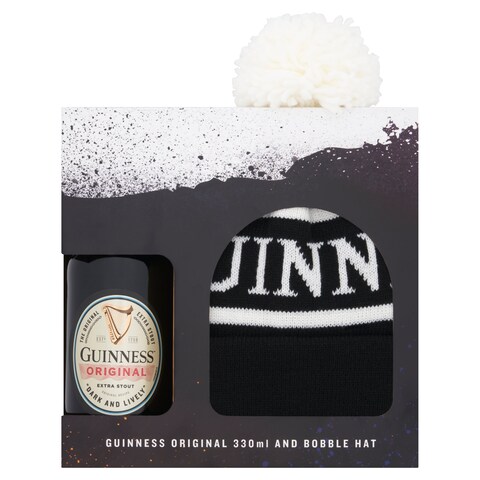 Guinness Original Extra Stout 330Ml & Hat Gift Set - Tesco Groceries