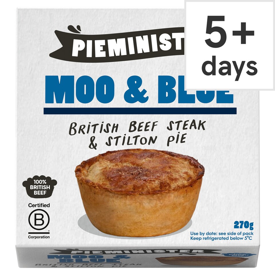 Pieminister Moo & Blue Pie 270G - Tesco Groceries