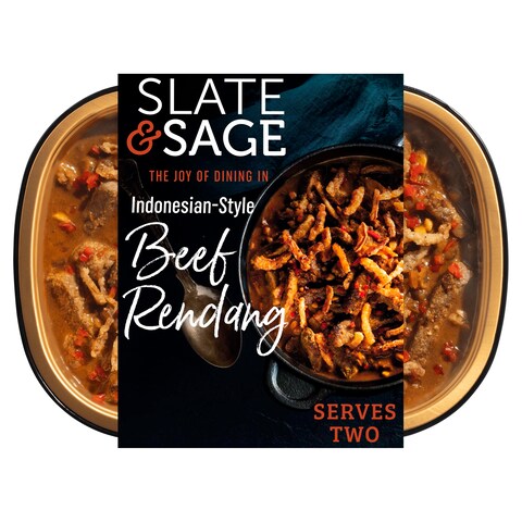 Slate & Sage Indonesian Style Beef Rendang 600g - Tesco Groceries