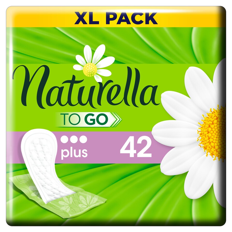 Naturella Panty Liners Skincare Camomile 42 Liners - Tesco Groceries