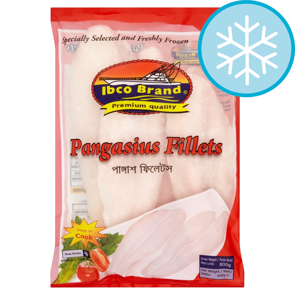Ibco Pangasius Fillets 640G - Tesco Groceries