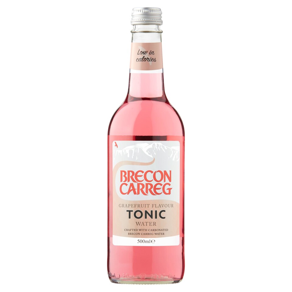 Brecon Carreg Grapefruit Flavour Tonic Water 500Ml - Tesco Groceries