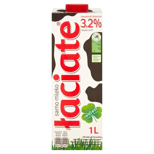 Laciate Milk 3.2% 1 Litre - Tesco Groceries