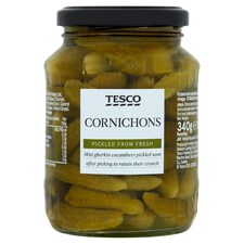 Tesco Mini Cornichons 340G - Tesco Groceries