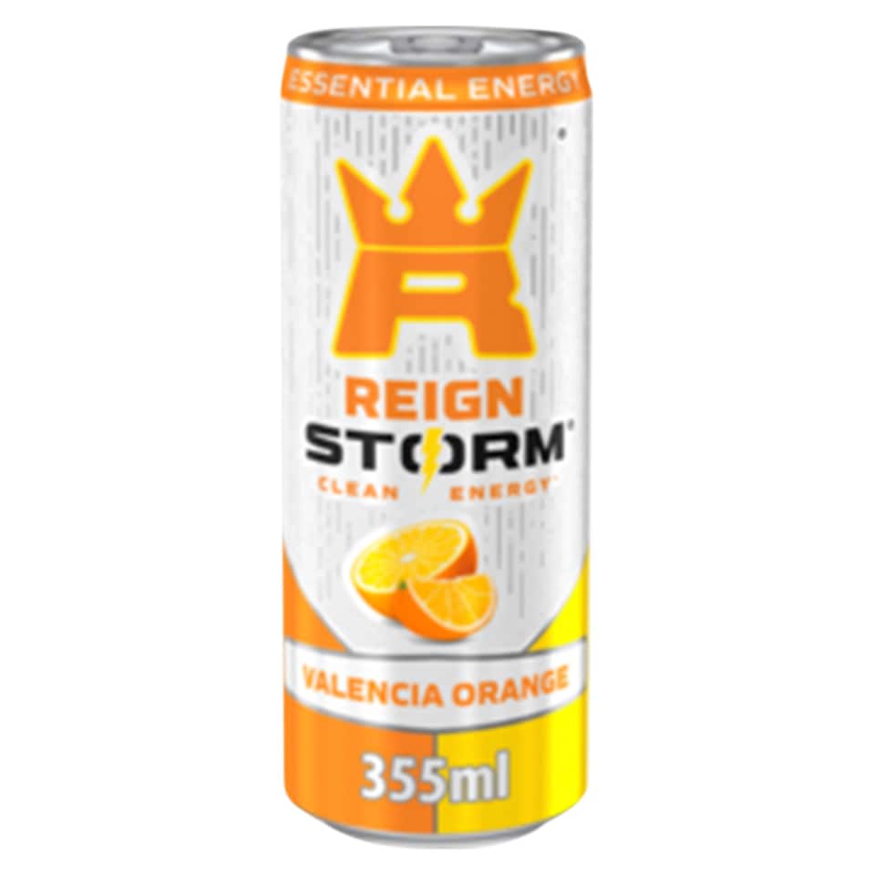 Reign Storm Valencia Orange Energy Drink 355ml - Tesco Groceries