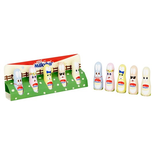 NESTLE MILKYBAR EASTER BUNNY WHT CHOC 5X15G - Tesco Groceries
