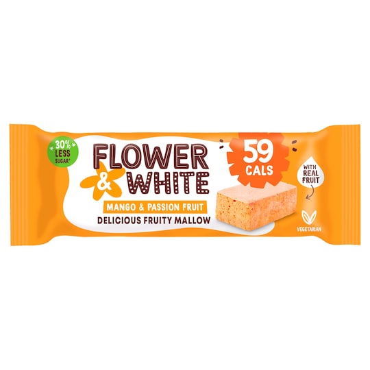 Flower & White Mango Passion Fruit Smoothie Mallow Bar 35G - Tesco ...