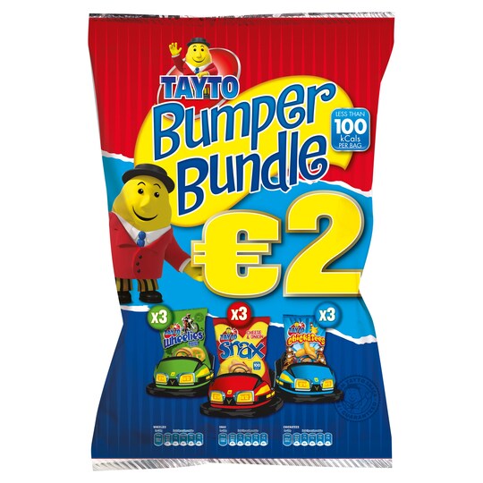 Tayto Bumper Bundle 9Pk 162G Price Marked - Tesco Groceries