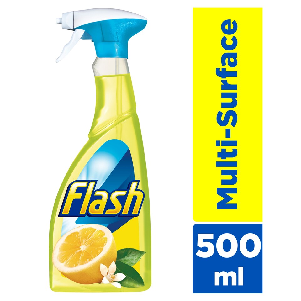 Flash Guard Multi Surface Lemon Spray 500Ml - Tesco Groceries