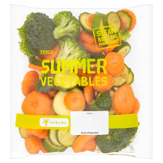 Tesco Summer Vegetables 480G - Tesco Groceries