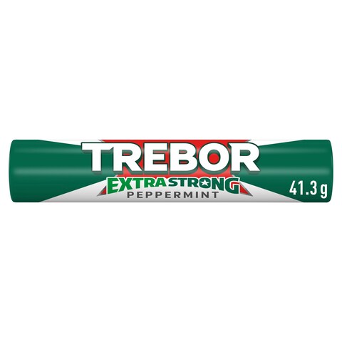 Trebor Extra Strong Peppermint Mints Roll 41.3g - Tesco Groceries