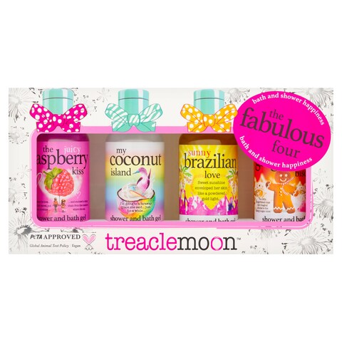 Treaclemoon The Fabulous Four Shower Gel Gift Set 4 x 100ml - Tesco ...