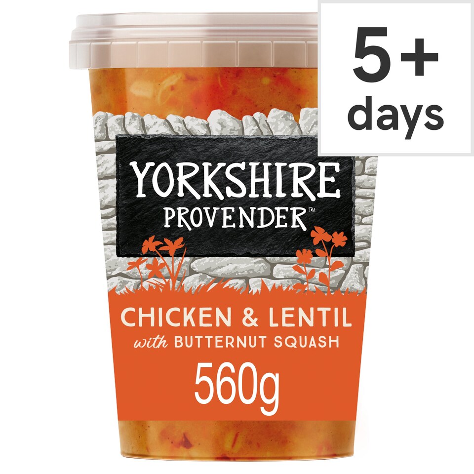 Yorkshire Provender Chicken & Lentil Soup With B/Squash 560G - Tesco ...