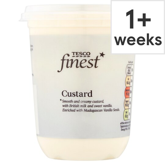 Tesco Finest Custard 500G - Tesco Groceries