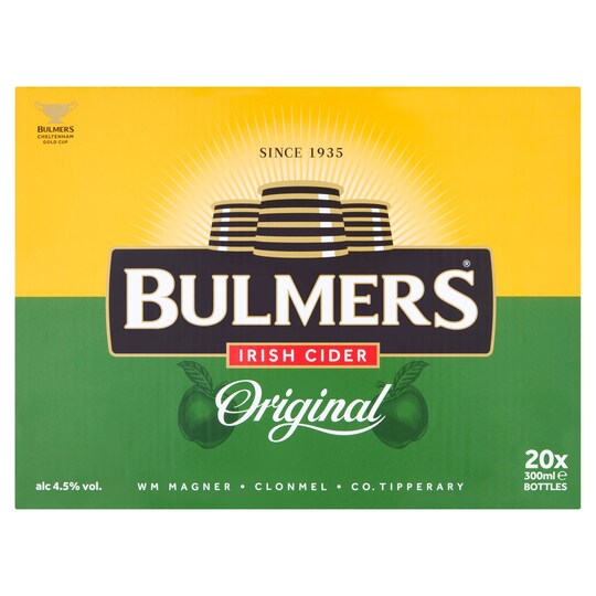 Bulmers 20 Pack X 300Ml Bottle - Tesco Groceries