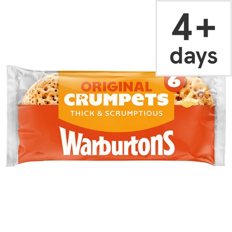 Warburtons Crumpets 6 Pack - Tesco Groceries