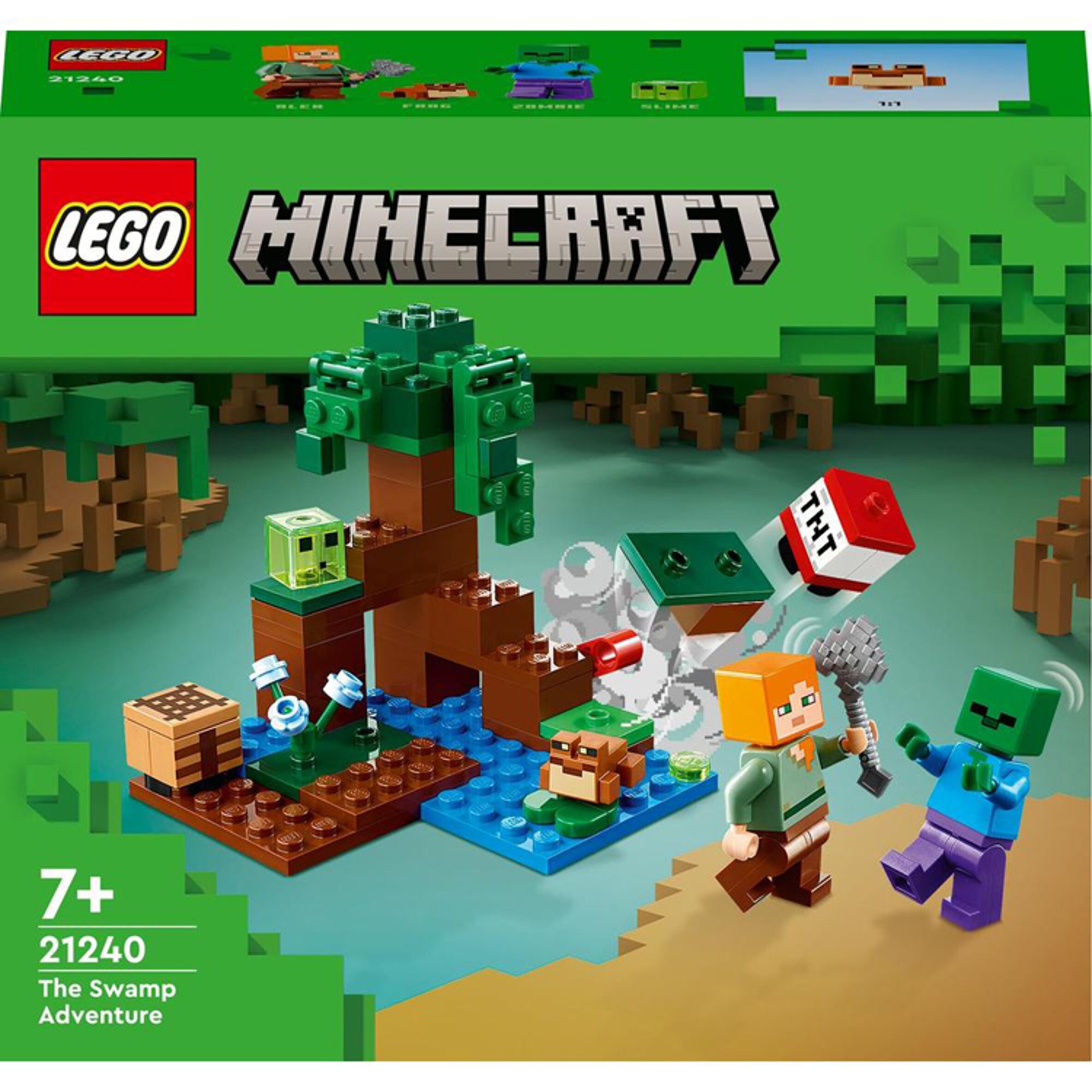 LEGO® Minecraft® 21240 A mocsári kaland - Tesco Groceries