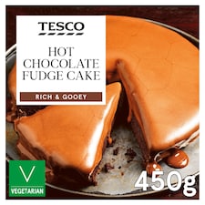 Tesco Hot Chocolate Fudge Cake 450G - Tesco Groceries