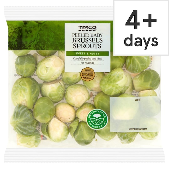 Tesco Peeled Baby Sprouts 180G - Tesco Groceries
