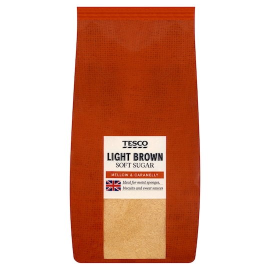 Tesco Light Brown Soft Sugar 1Kg Pack - Tesco Groceries