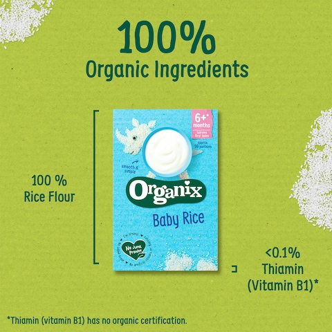 Organix Baby Rice 100G - Tesco Groceries