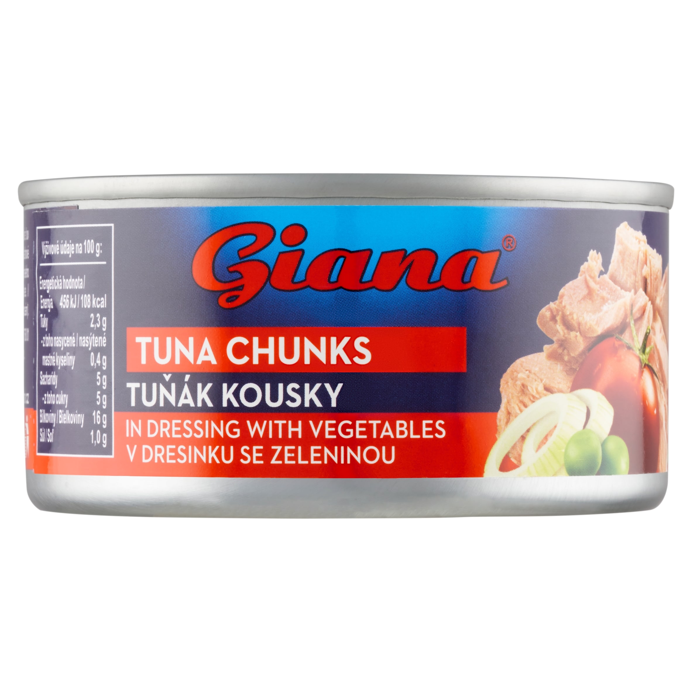 Giana Tuna Chunks in Dressing with Vegetables 170 g - Tesco Groceries
