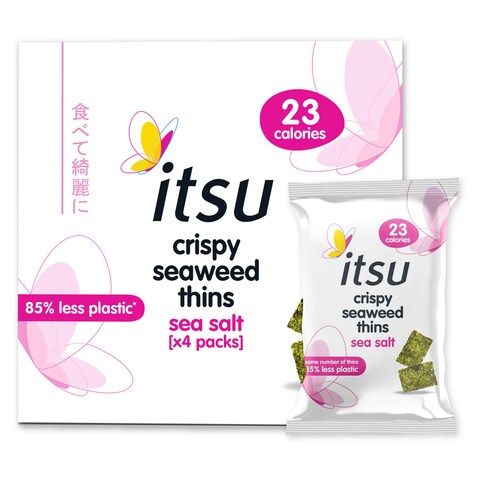 Itsu Crispy Seaweed Thins Sea Salt 4X5g - Tesco Groceries