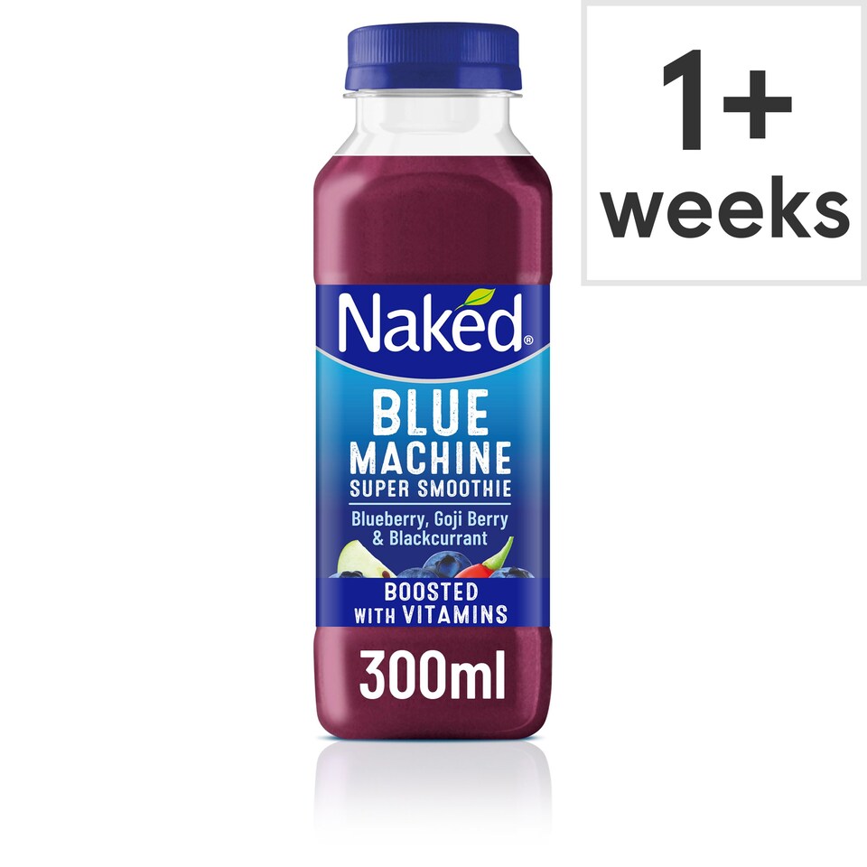 Naked Blue Machine Blueberry Smoothie 300Ml - Tesco Groceries