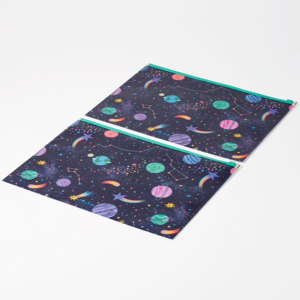 Paperchase Happy Space Wallets 2PK - Tesco Groceries