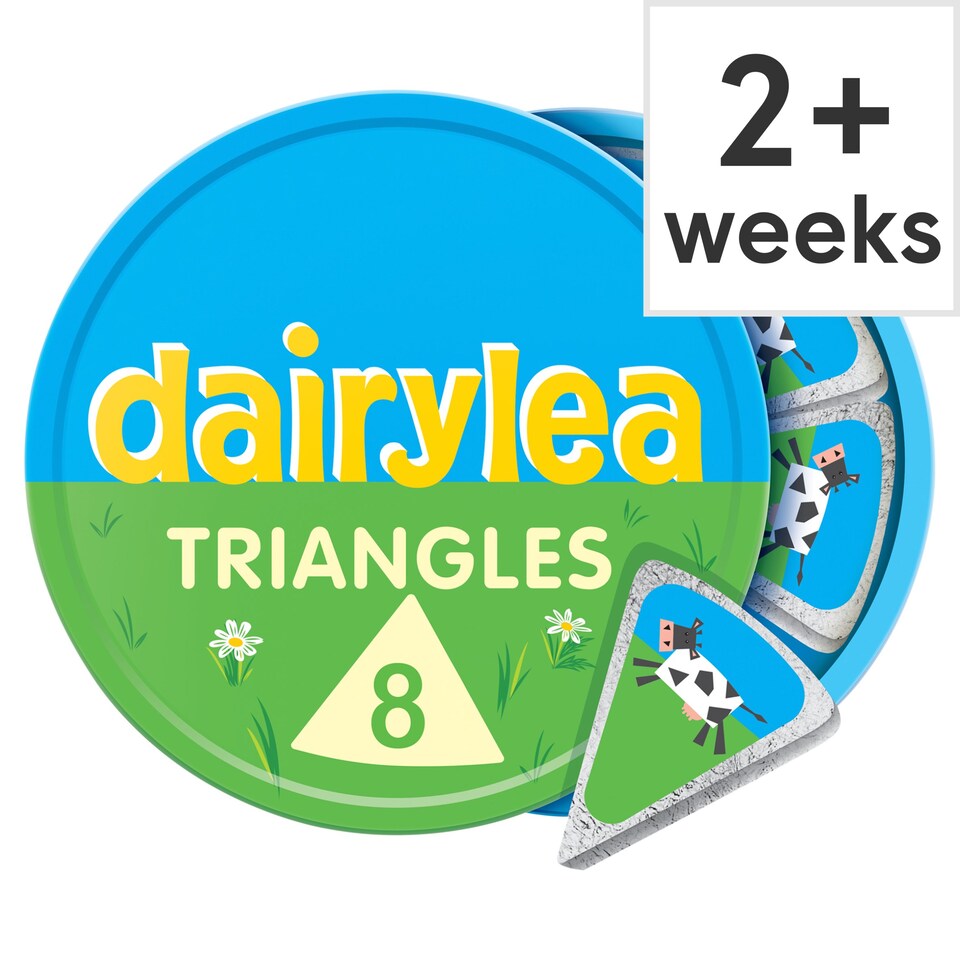 Dairylea Cheese Spread Triangles 8 pack 8x15.6G - Tesco Groceries