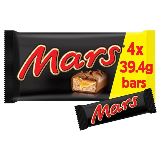 Mars 4 Pack 157.6G - Tesco Groceries