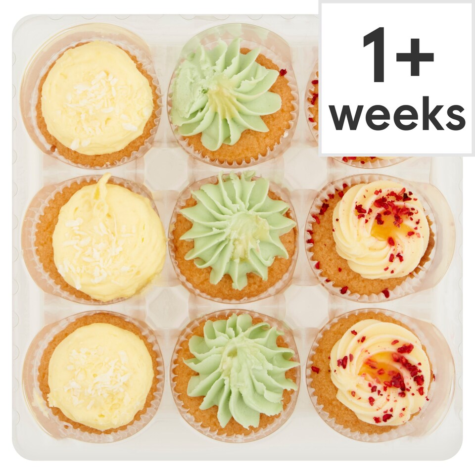 Tesco Finest 9 Mini Tropical Cupcakes - Tesco Groceries