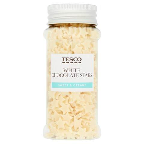 Tesco White Chocolate Stars Sprinkles 41G - Tesco Groceries