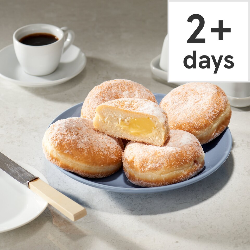 Tesco 5 Custard Doughnuts - Tesco Groceries