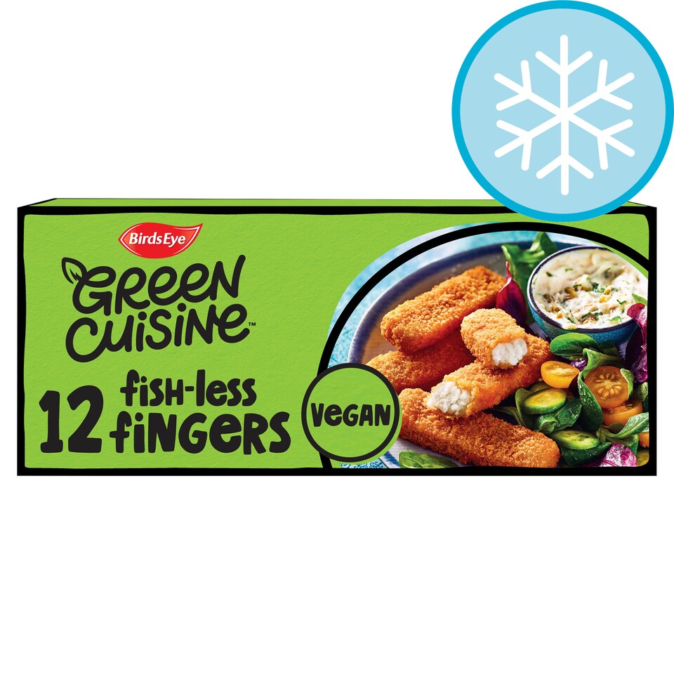 Birds Eye Green Cuisine Fishless Fingers 12 Pack 336G - Tesco Groceries