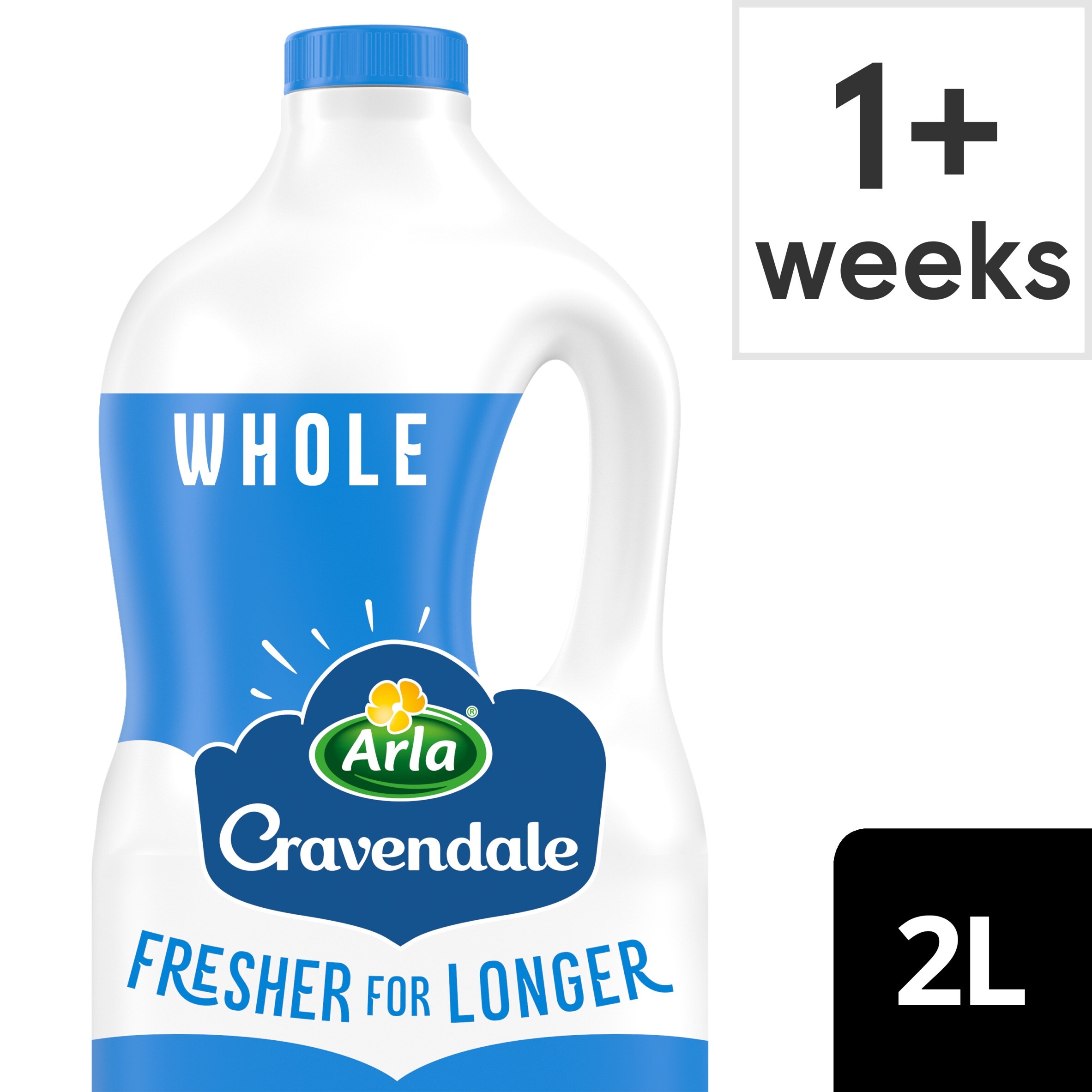 Cravendale Filtered Fresh Whole Milk 2L Fresher for Longer - Tesco ...