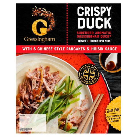 Gressingham Aromatic Shredded Duck 210g - Tesco Groceries