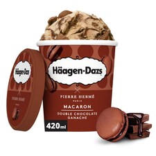 Haagen Dazs Macaron Double Chocolate Ice Cream 420Ml - Tesco Groceries