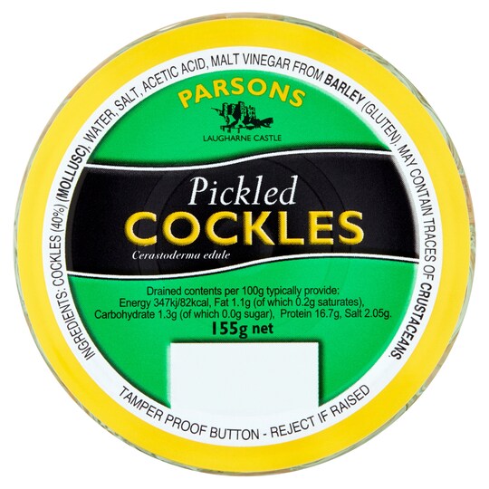 Parsons Pickled Cockles 155G - Tesco Groceries