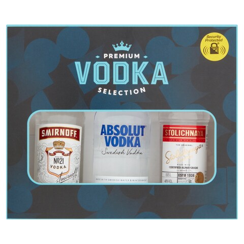 Premium Vodka Selection Gift Set 3X5cl - Tesco Groceries
