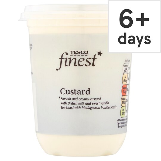 Tesco Finest Custard 500G - Tesco Groceries