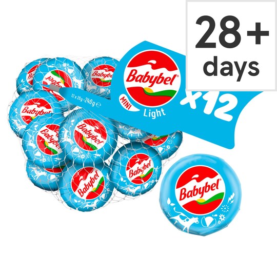 Mini Babybel Light 240G 12 Pack - Tesco Groceries