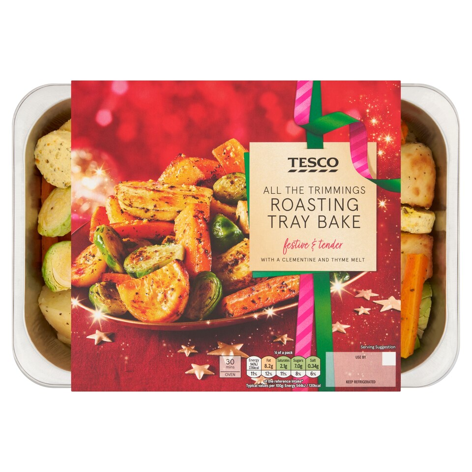 Tesco All The Trimmings Roasting Tray Bake 800g - Tesco Groceries