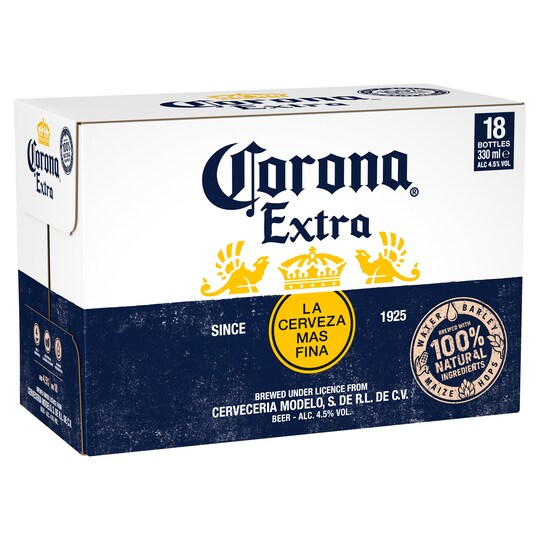 Corona Extra 18 X 330Ml - Tesco Groceries