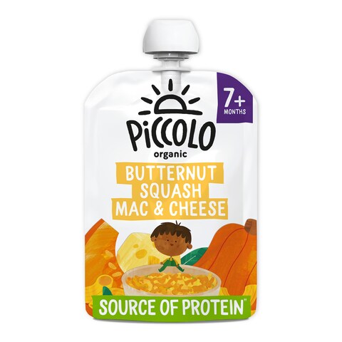 Piccolo Organic Squash Macaroni & Cheese Meal 130G - Tesco Groceries