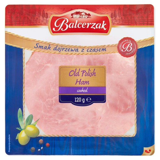 Balcerzak Old Polish Ham 120G - Tesco Groceries