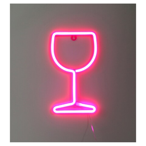 Tesco Wall Light Wine Glass - Tesco Groceries